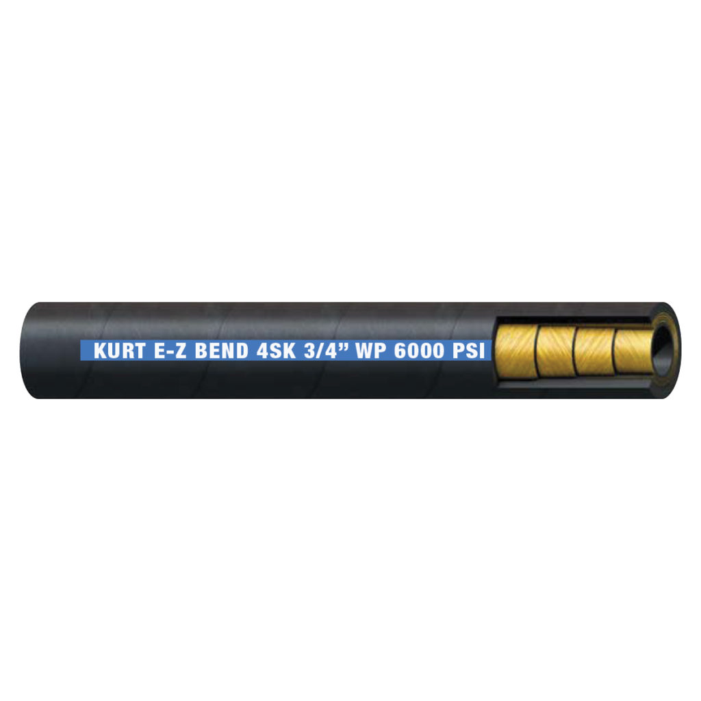 KURT E-Z Bend 4SK Hydraulic Hose - 4SK-12 - Kurt Hydraulics
